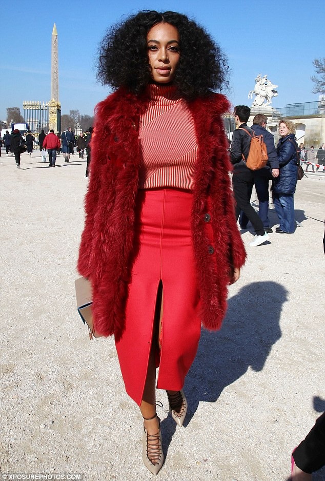 Fashion Icon, Solange, Looks Flawless in Every Color of the Rainbow ...