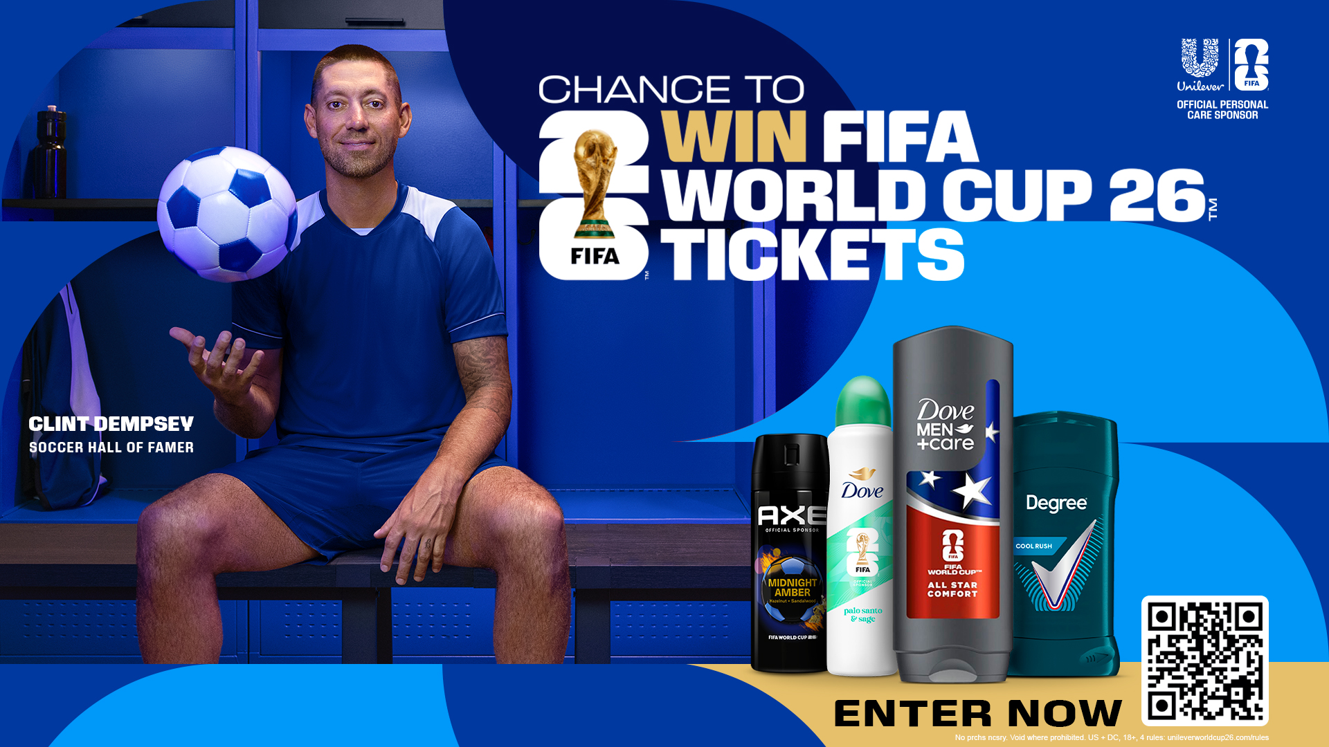 Fresh for the world stage: Unilever taps Clint Dempsey for FIFA World ...
